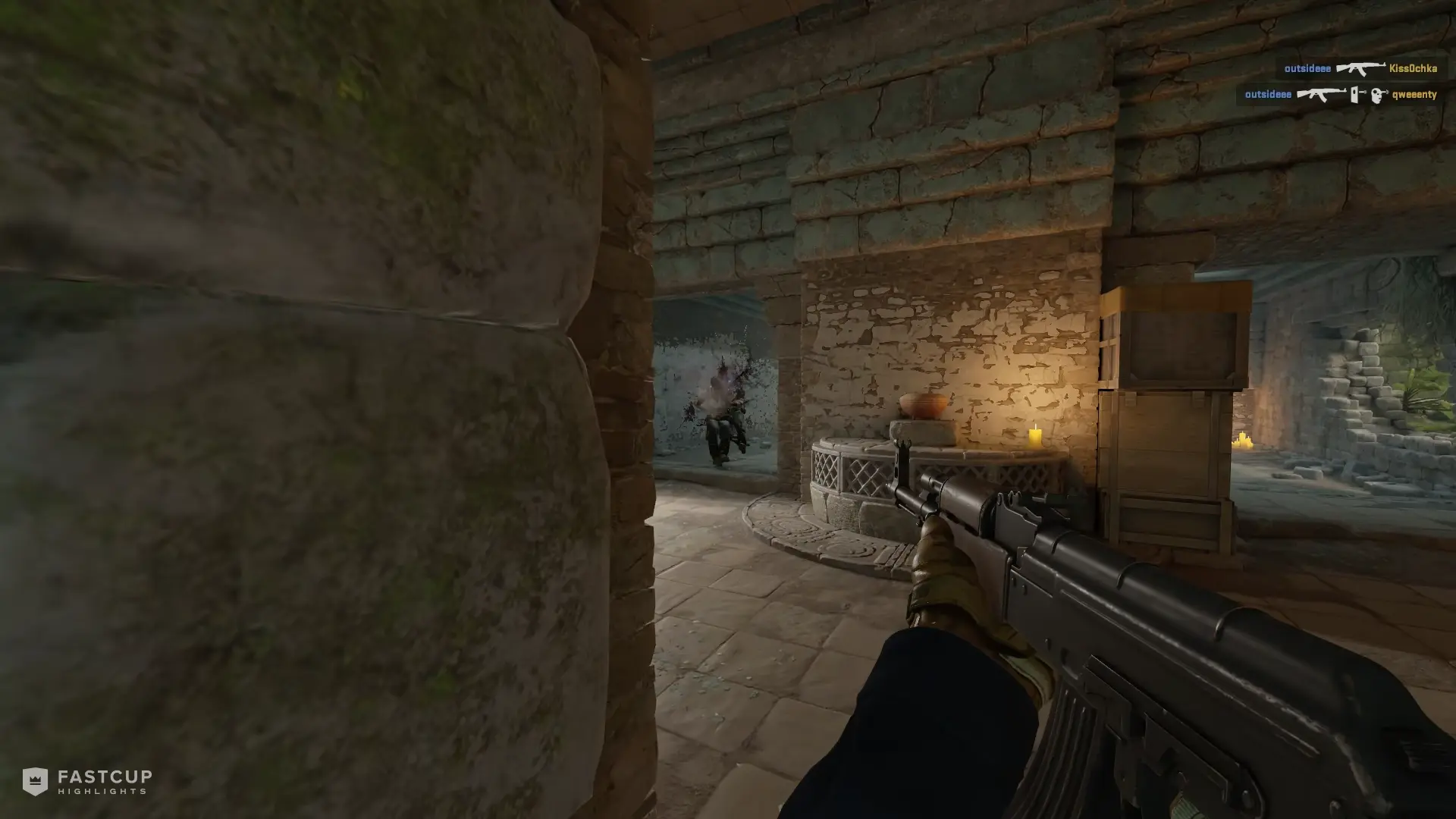 3K with AK-47 and Shadow Daggers (Double-Kill) | FASTCUP