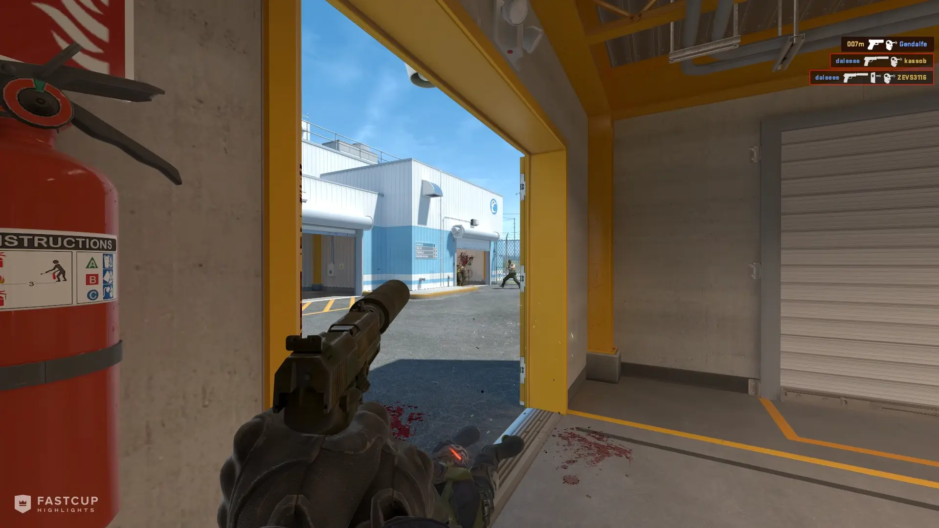 4K with USP-S and P90 (Double-Kill) | FASTCUP