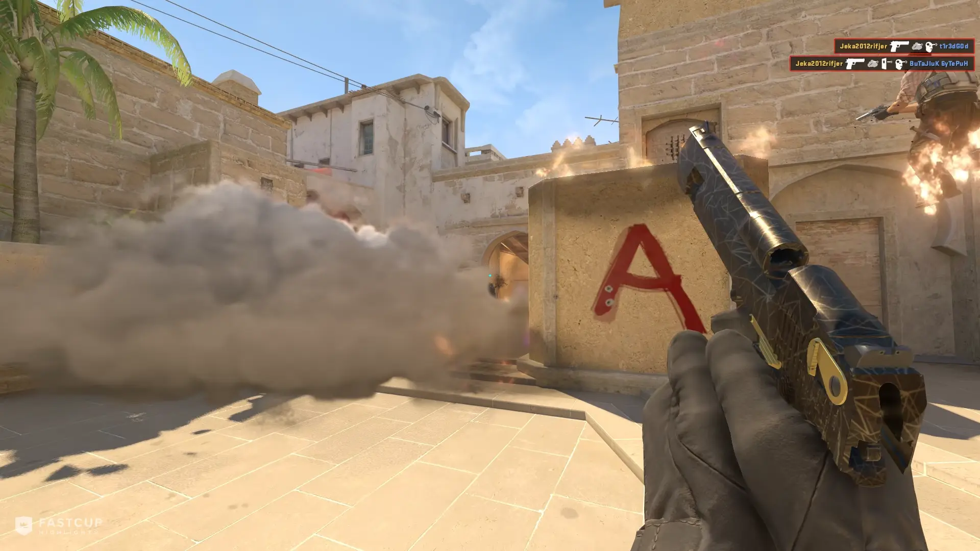 2K with Desert Eagle (Double-Kill) | FASTCUP