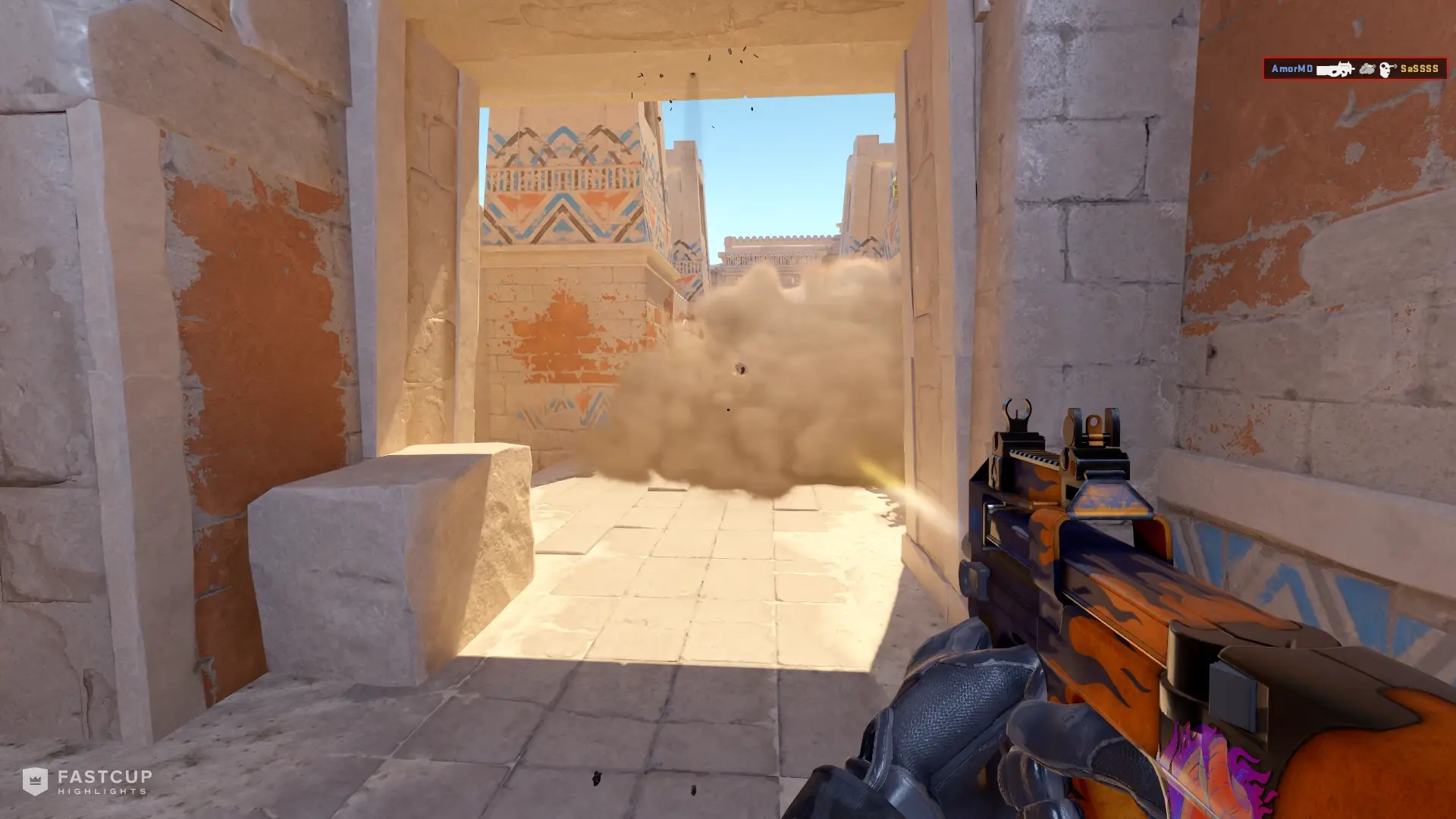 ACE with P90 and AK-47 | FASTCUP