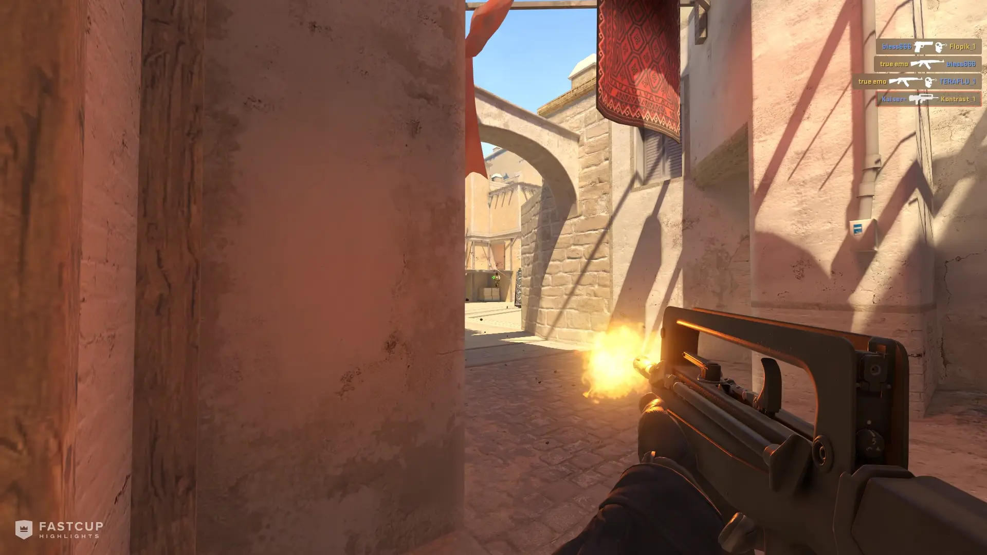 4K with FAMAS and AK-47 | FASTCUP