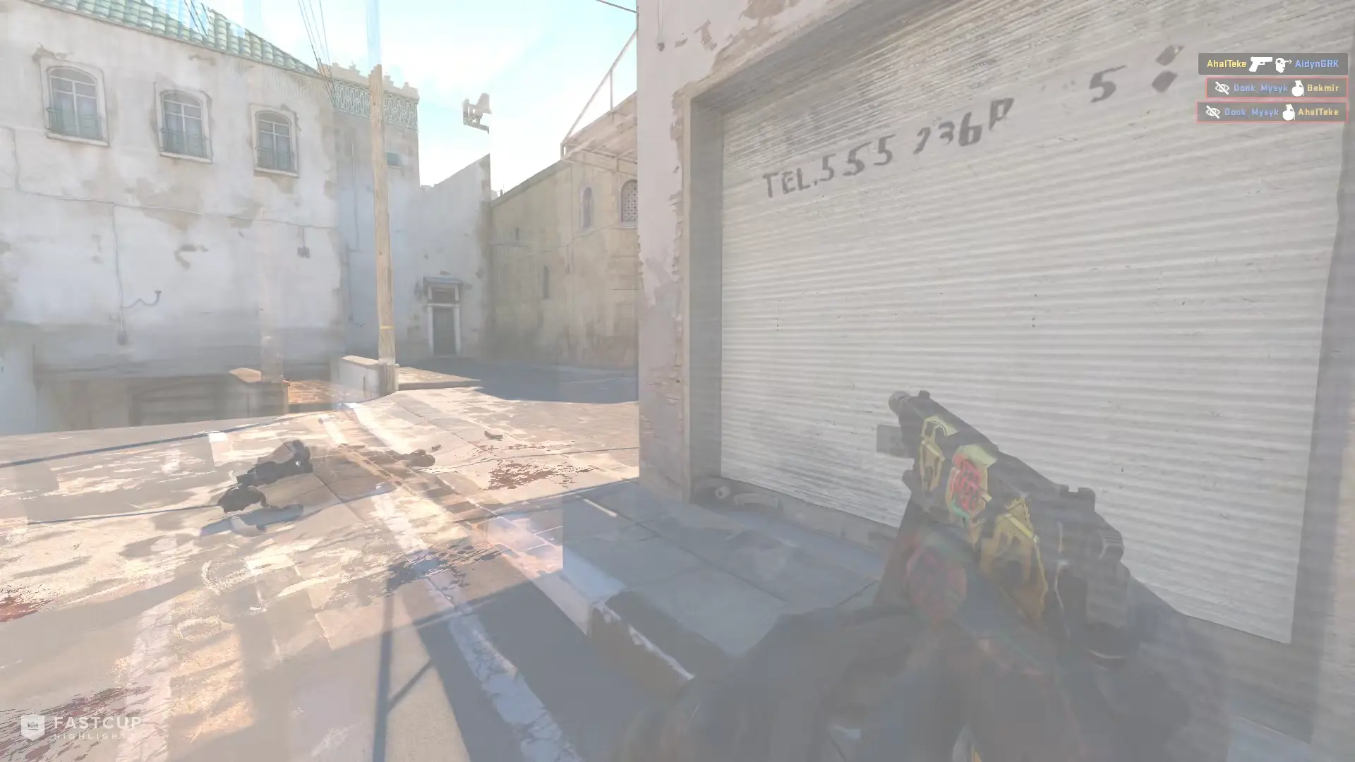 4K with HE Grenade and USP-S (Double-Kill) | FASTCUP