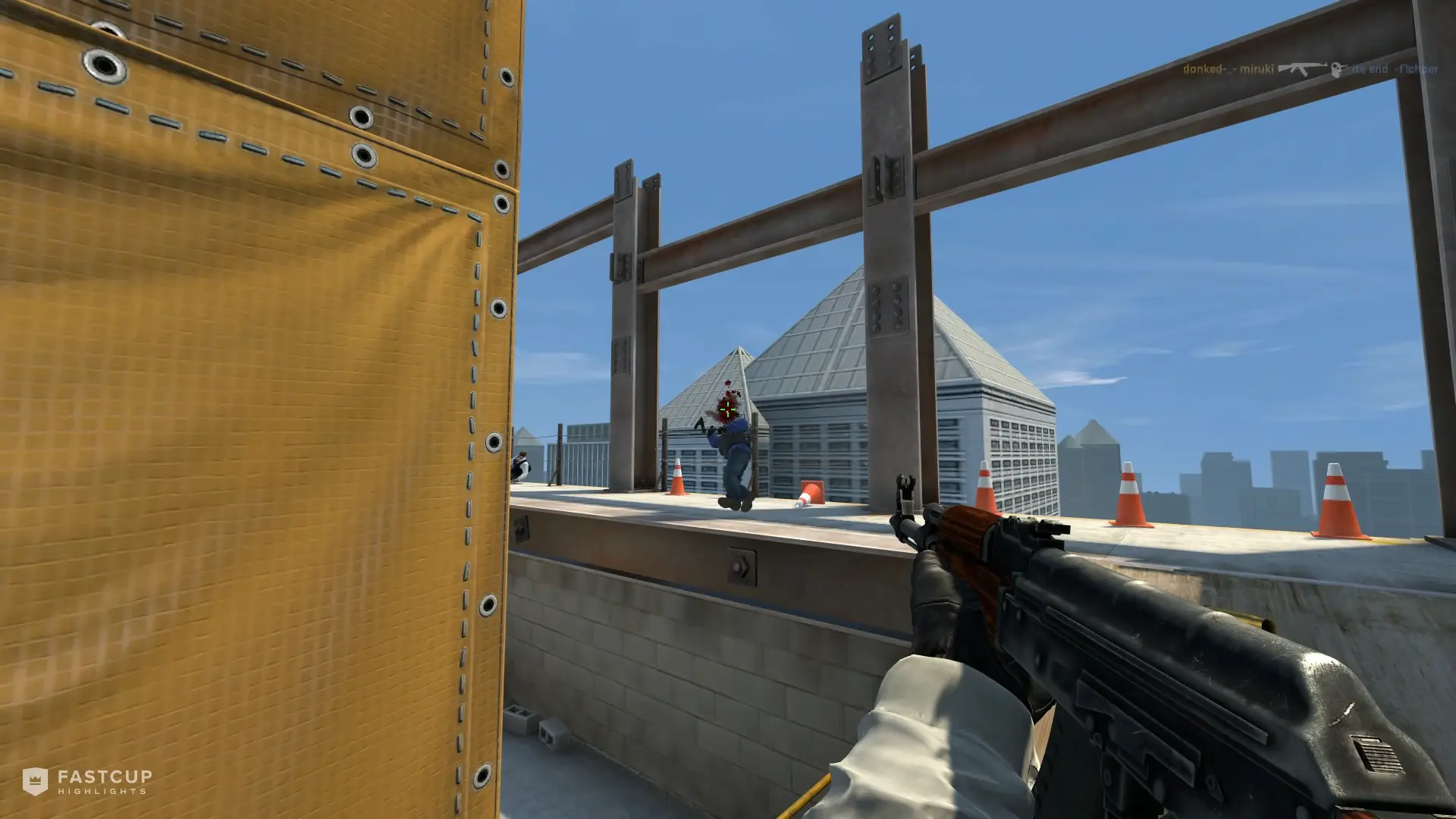 1v5 clutch with AK-47 | FASTCUP