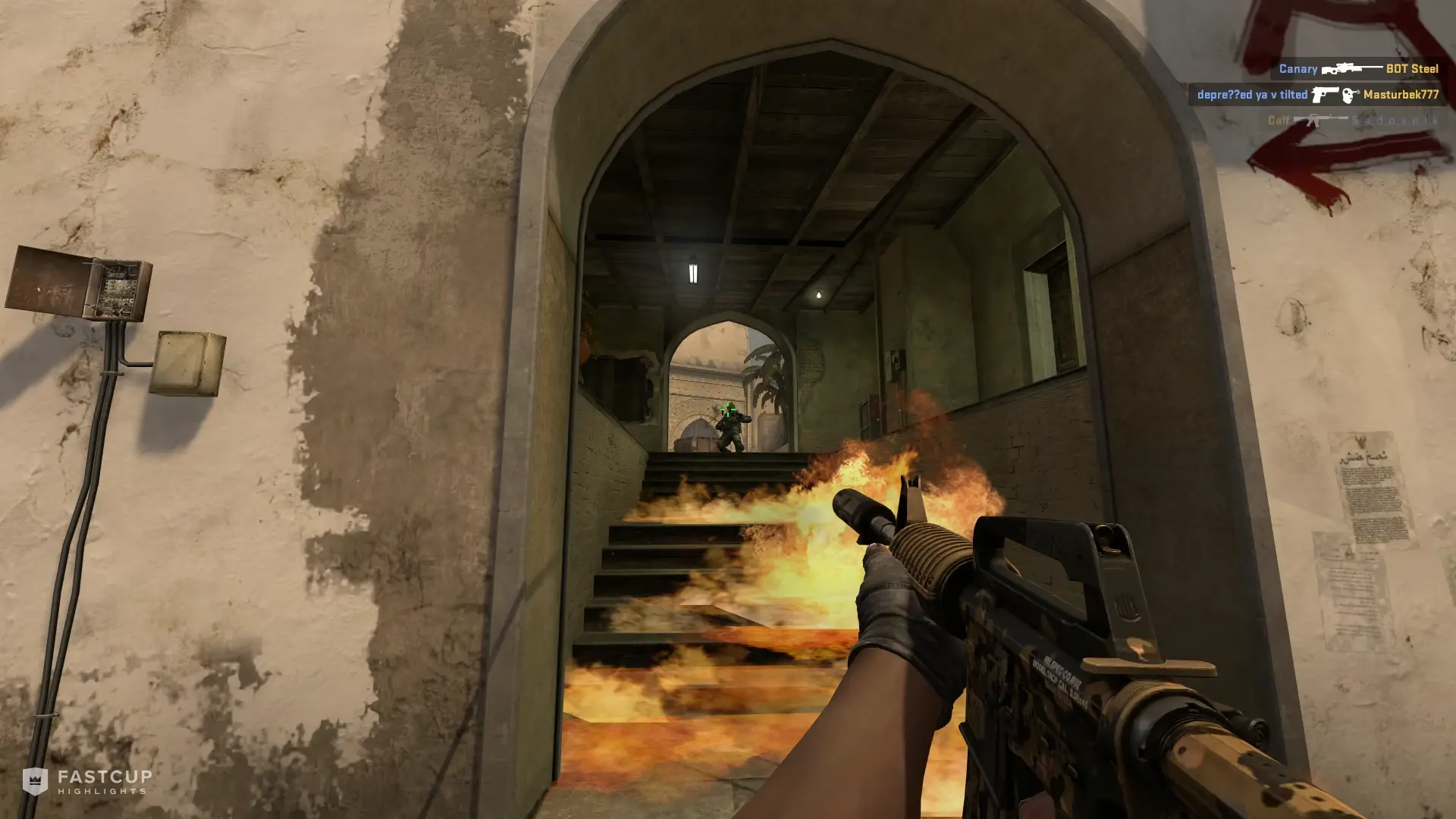 4K and 1v1 clutch with M4A1-S | FASTCUP