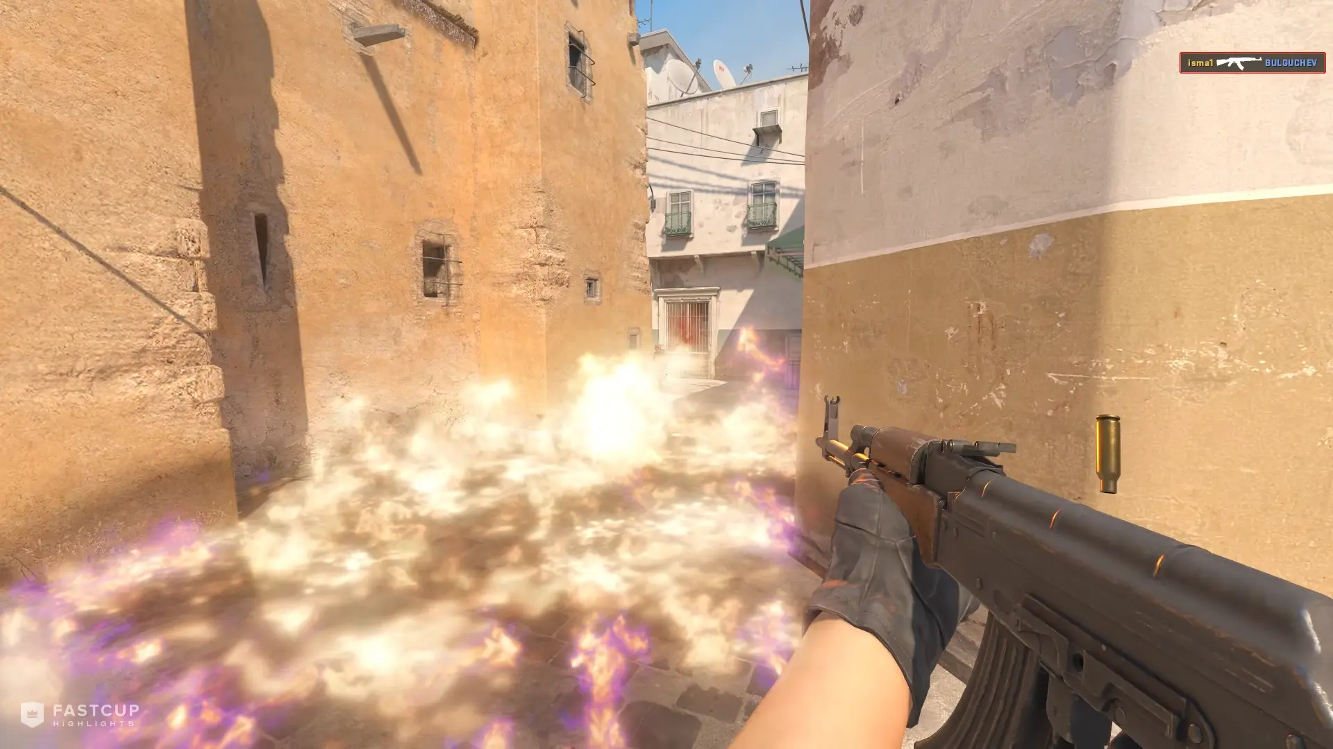 1v3 clutch with AK-47 and Desert Eagle | FASTCUP