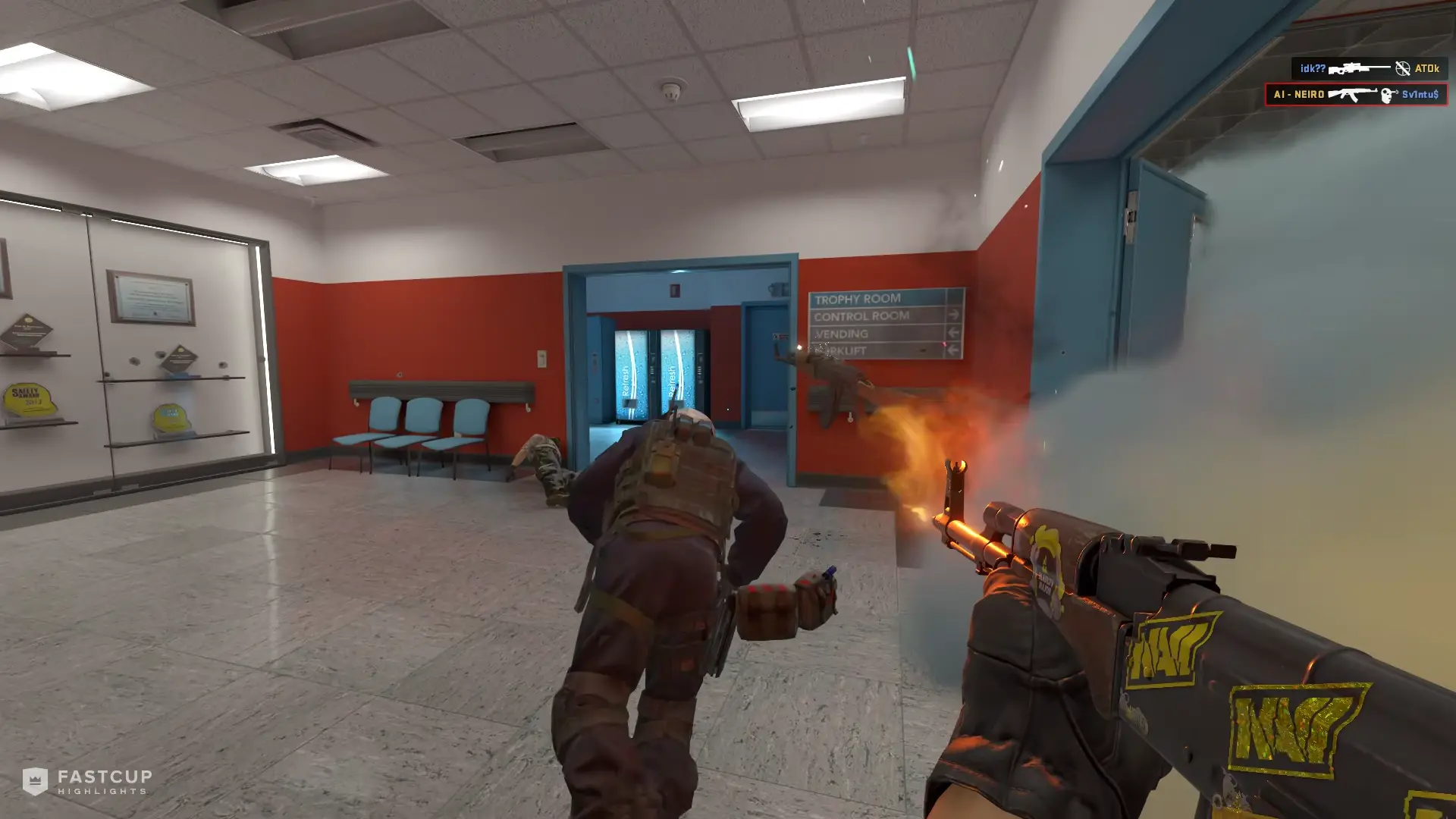 1v3 clutch with AK-47 | FASTCUP